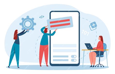 Concept De Codage Et De Programmation Femmes Travaillant Sur Un écran Mobile Dordinateur