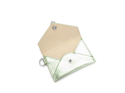 Peeps Mint Envelope Cardholder Fluevog Shoes