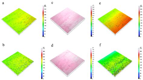 3d Topographical Images Obtained By Confocal Profilometry For A Stem