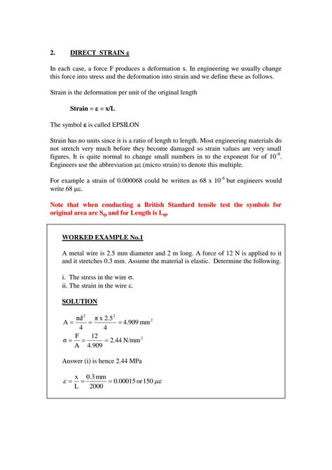 Solution Stress Strain Elasticity Material Science Studypool