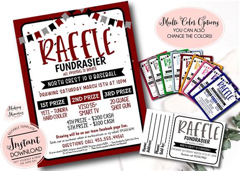 5050 Raffle Ticket Prices Template Best Templates Resources