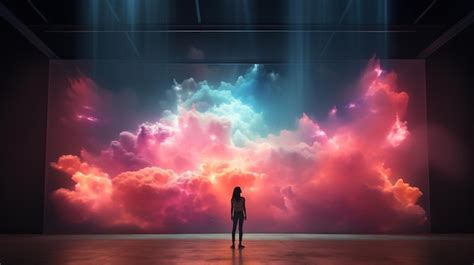 Premium Photo Artistic Creation With A Spectator