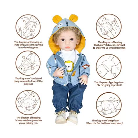 Juguete Totalupgrate MuÑeco Realista 55 Cm Silicona Chaleco Naranja Infantil