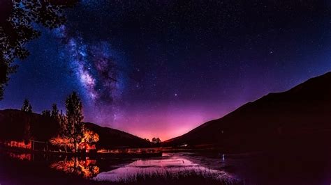 Mesmerizing Night Landscape Wallpaper Hd Nature 4k Wa