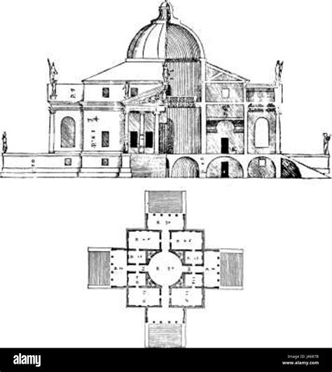 The Palladio Rotonda Plan Is A Famous Architectural Design By Andrea