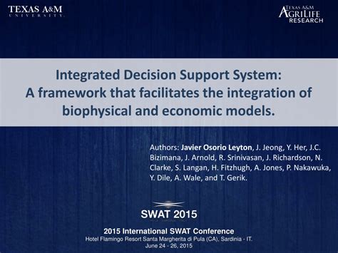 Pdf Integrated Decision Support System A Framework That Facilitates