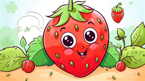 딸기 색칠 그림 배경 일러스트 딸기 색칠 그림 사진 및 배경 화면 무료 다운로드 Pngtree