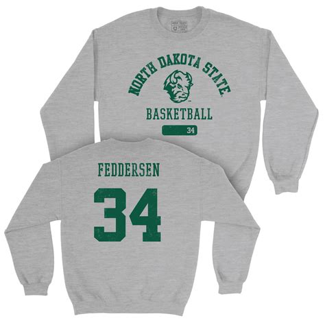 Nil Store Ndsu Mens Basketball Sport Grey Varsity Crew Noah