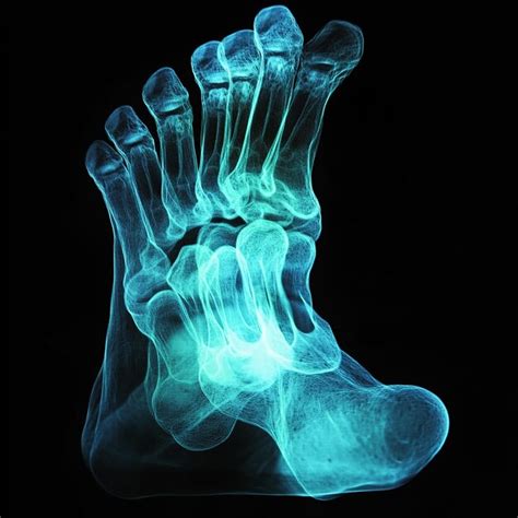 Xray And Ultrasound Scans Showing Bone And Thyroid Structure Premium