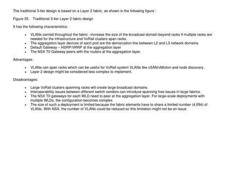 Traditional 3 Tier Access Core Aggregation Vmware Cloud Foundation On Vxrail Architecture