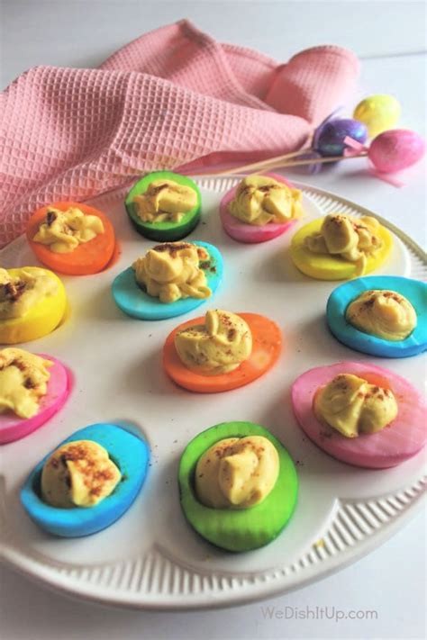 Easy To Make Spring Deviled Eggs Spring Deviled Eggs