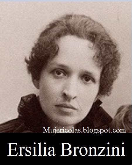 Mujerícolas Ersilia Bronzini Precursora Del Feminismo Italiano