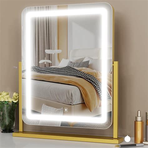 Gvnkvn Lighted Makeup Mirror Hollywood Vanity Mirror With