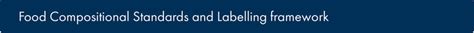 Foodcompositionalstandardsandlabellingframework Spice