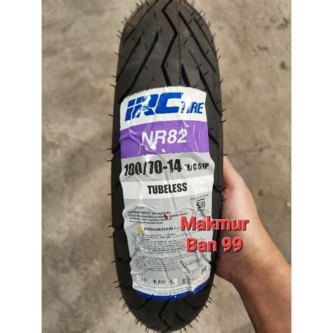 Jual Ban Motor Irc 10070 14 Nr82 Tubeless Shopee Indonesia