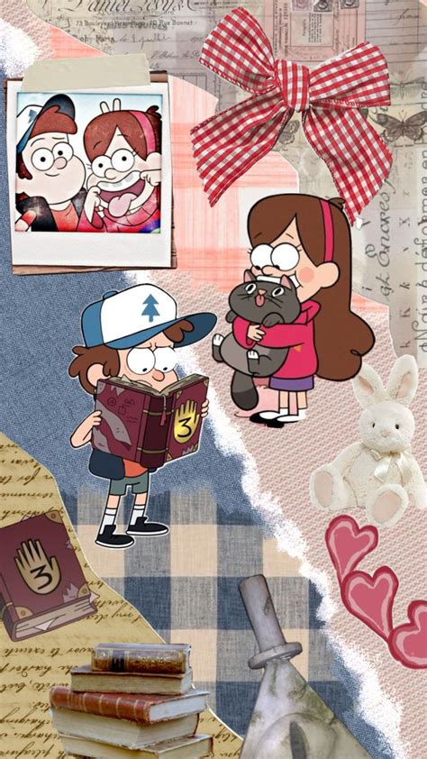 Gravity Falls Dipper And Mabel Pines Dipperpines Mabelpines Gravityfalls Pinkandblue Duo
