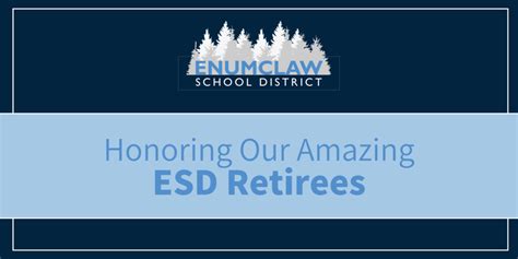 Thank You For Your Service In Esd Enumclaw Middle School