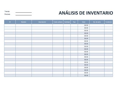 Plantilla De Inventario Excel Gratis Image To U