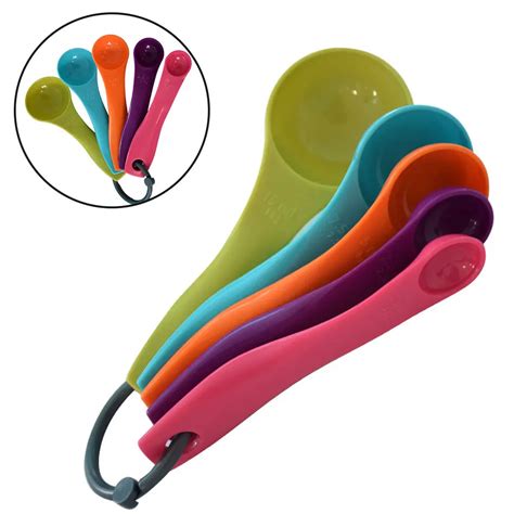Cucharas Medidoras De Colores Para Cocina Juego De Utensilios Para Hornear Taza Taza Aceite Y