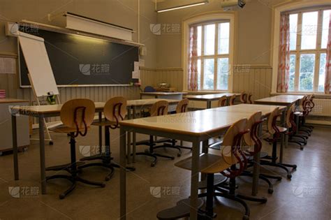 教室室内学校小学奥斯陆水平画幅无人挪威摄影教育