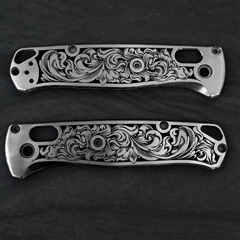 Benchmade Bugout Custom Engraved Knife Scales Instinctively Savage