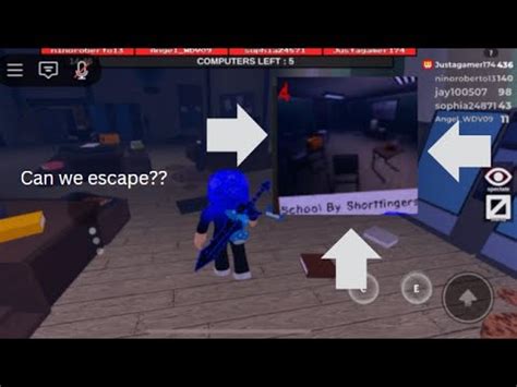 Playing In The School Map In Roblox Flee The Facility Youtube