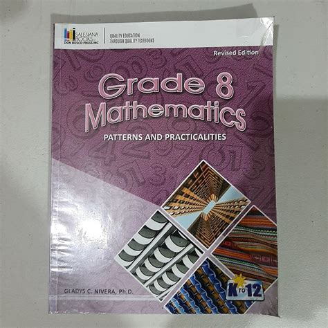 Grade 8 Mathematics Patterns And Practicalities Shopee Philippines