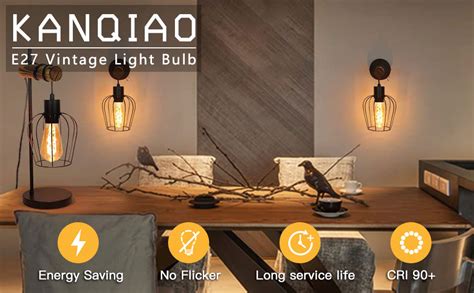 Edison Light Bulb E27 Dimmable Edison E27 Screw Bulb 4w St64 Energy Saving E27 Vintage Light