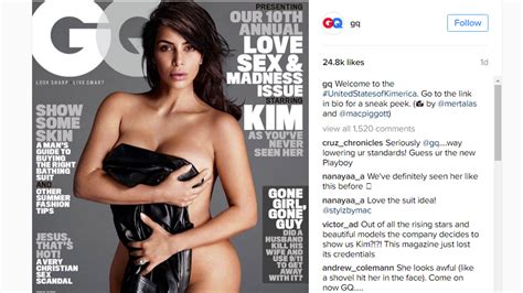 Kim Kardashians First Gq Cover Has Landed