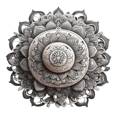 Monochromatic Mandala Flower Coloring Page Inspired By Kerem Beyit