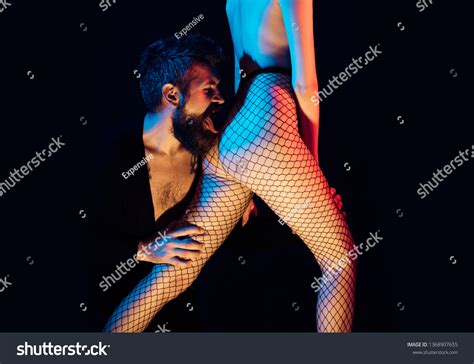 Oral Sex Man Licks Tongue Female Stock Photo Shutterstock