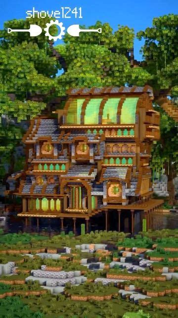 Solarpunk Minecraft Builds