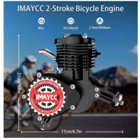 Kit De Motor De Bicicleta Motorizada De 80 Cc Imaycc Promart