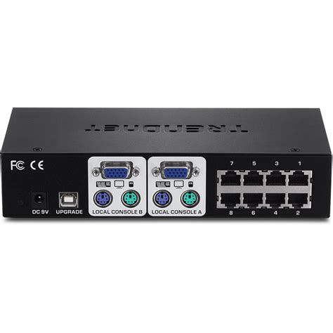 8 Port Cat5 Kvm Switch Trendnet Tk Cat508