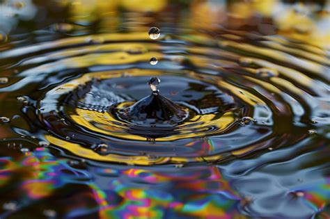 Premium Photo Dynamic Interaction Between Water Droplets And Textile