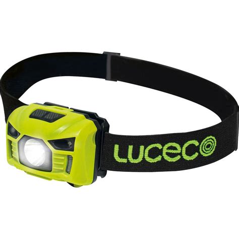 Luceco Flexable Headtorch With Motion Sensor 350lm150lm Usb Rechargea