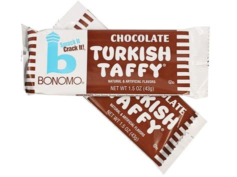 Bonomo Turkish Taffy Chocolate 24 Piece Candy Candy Store Candynation