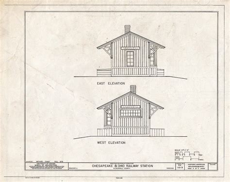 Blueprint Habs Va2 Shad1 Sheet 4 Of 5 Chesapeake And Ohio Railway