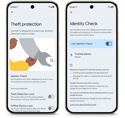 Android Identity Check Feature Locks Settings Outside Trusted Locations