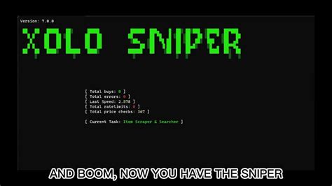 Working June 2024 Best Limited Sniper Bot Youtube