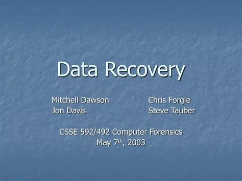 ppt data recovery powerpoint presentation free download id 6615124
