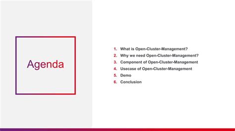 Open Cluster Management Ocm Presentation Ppt