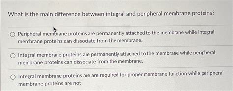 Solved What Is The Main Difference Between Integral And