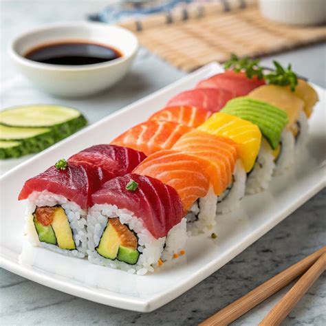 The Difference Between Rainbow Roll And Dragon Roll Sushi Explained