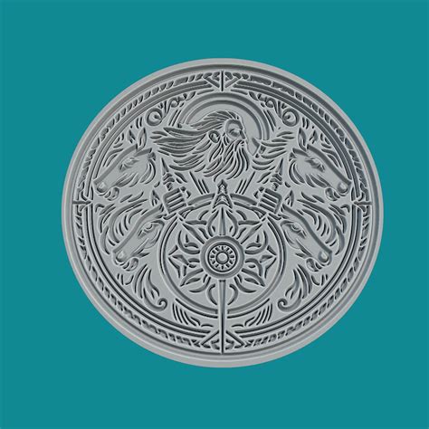 3d File Jord Print Model Jord Medallion Jord Wall Decor 🎨 ・3d Printing