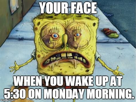 Tired Spongebob Face