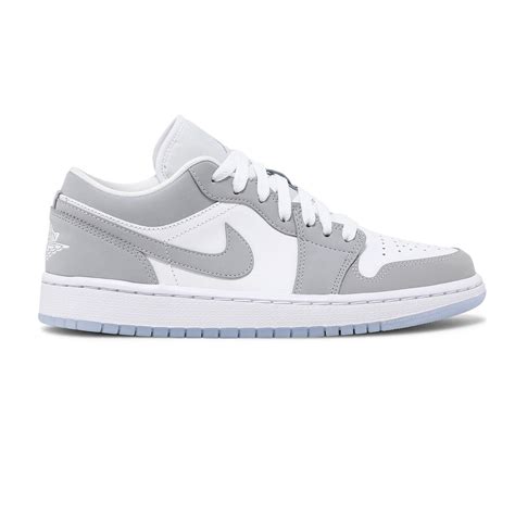 Nike Jordan 1 Low White Wolf Grey Eteft Authentic