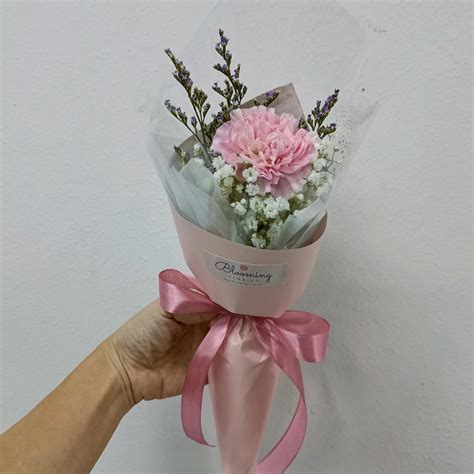 Looking For Something Small Blooming Single Carnation Bouquet