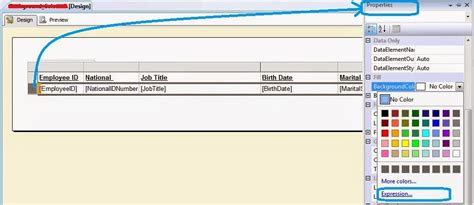 Satish MSBI World How To Change Background Color In SSRS Report Depends On Column