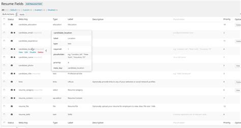 wp job manager field editor smyles plugins